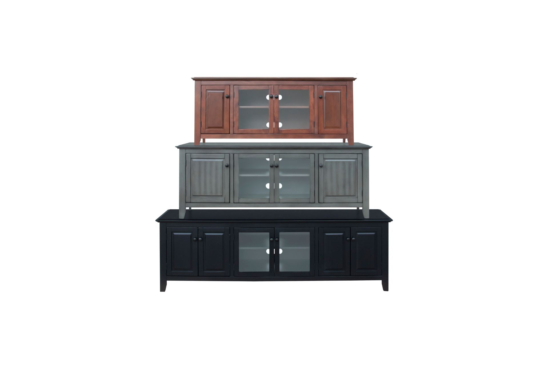 Pembroke - 78" Grey TV Stand | Kimbrell's Furniture