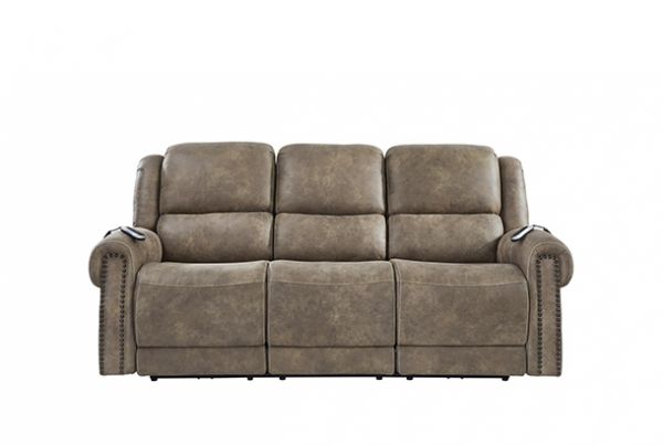 Burr Ridge - Hazelnut Reclining Sofa